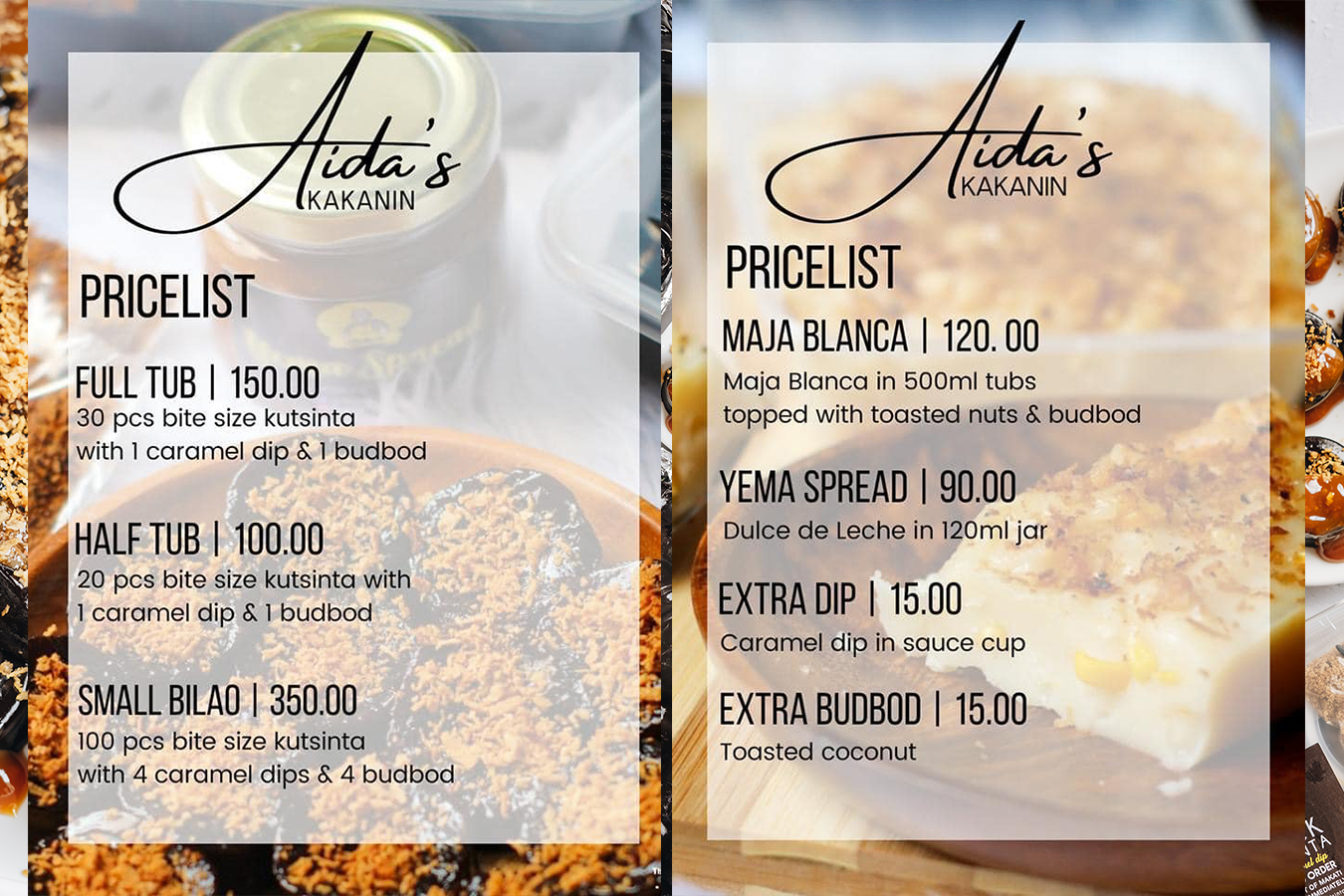 aidas menu’ | Discover MNL