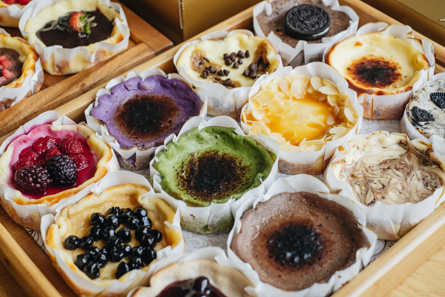Make Way for these Multi-Flavored Baby Basque Burnt Cheesecakes ...
