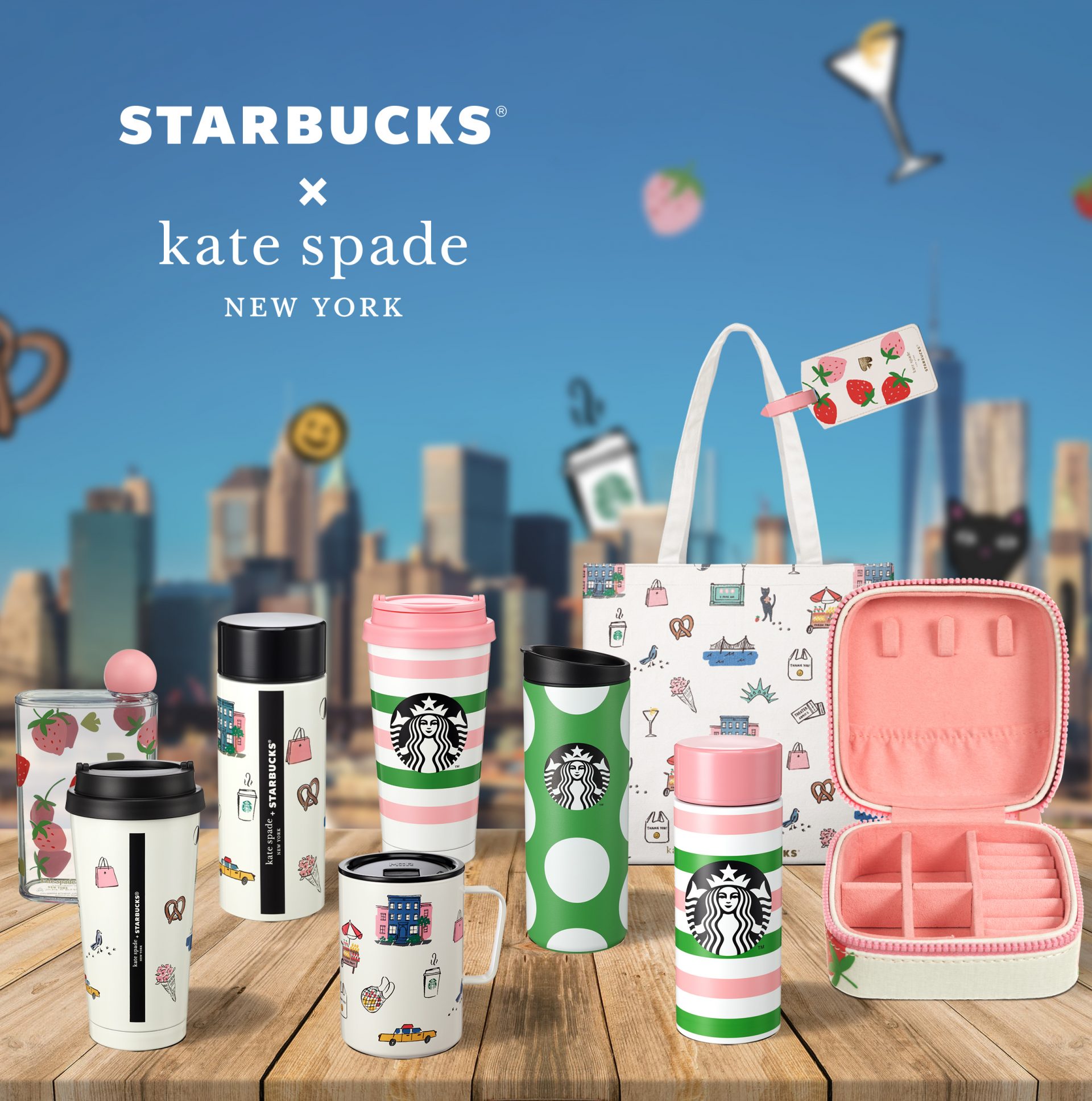 Starbucks® X Kate Spade New York Collection Brings Color and Joy into ...